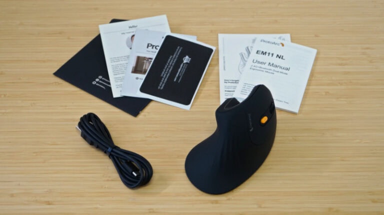 ProtoArc EM11 NL im Test – Ergonomische vertikale Maus